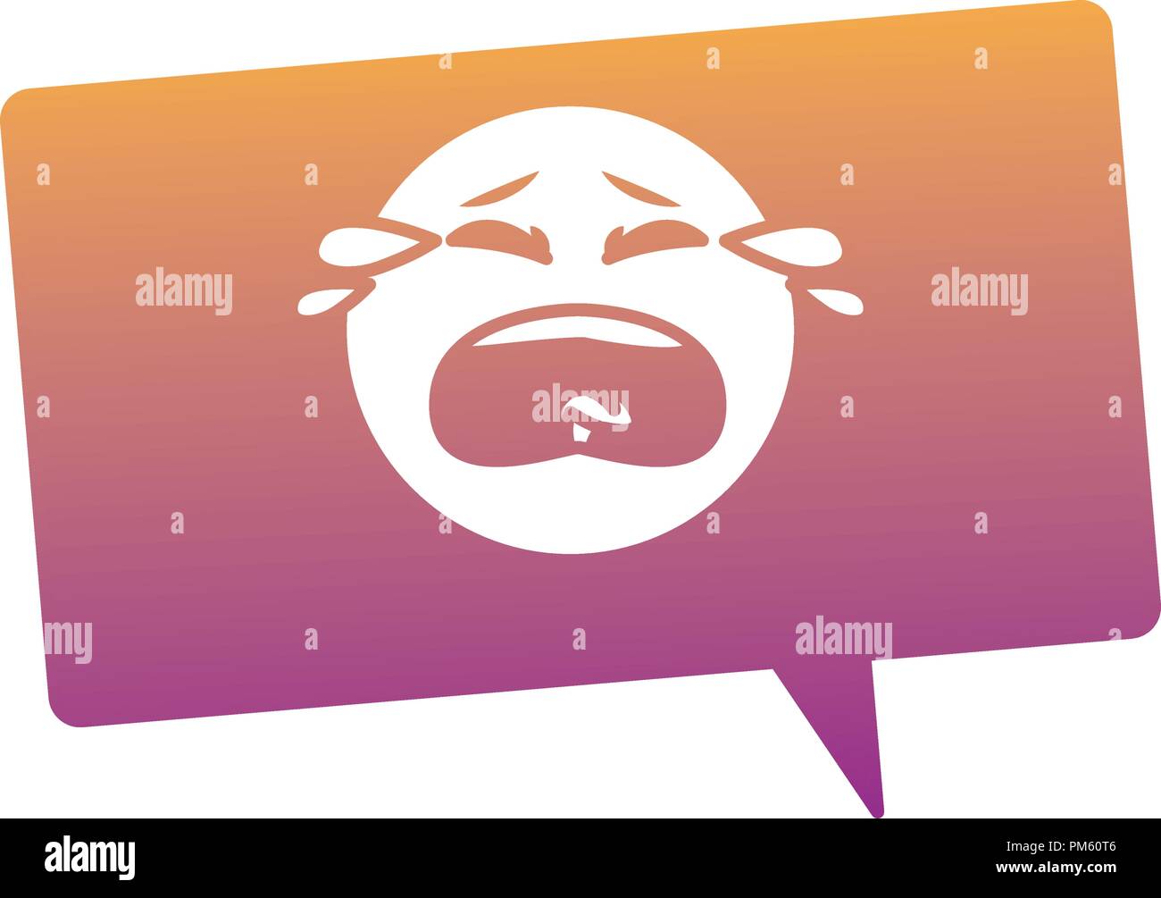 Bubble crying comic character hi-res stock photography and images - Alamy