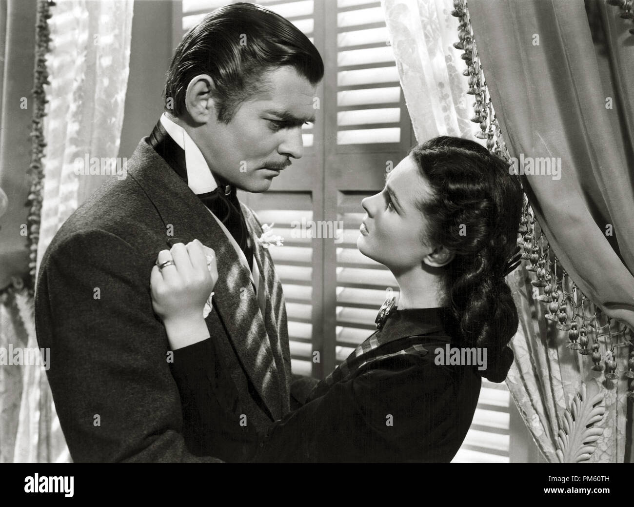 Clark Gable, Vivien Leigh "Gone With The Wind" 1939 MGM File Reference # 30789 007 Stock Photo ...
