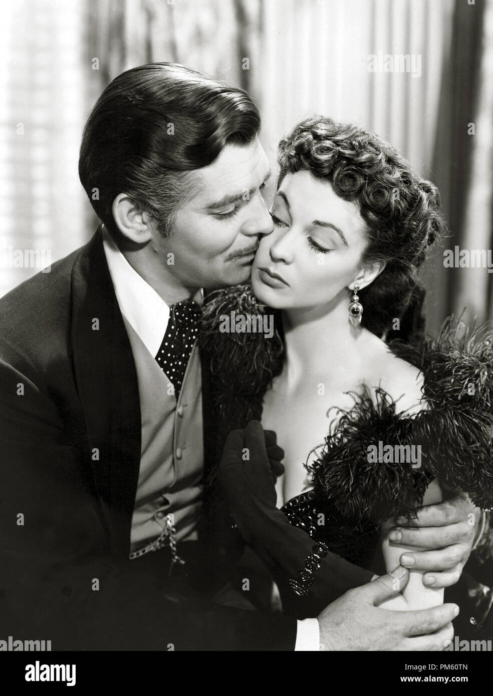 Clark Gable, Vivien Leigh "Gone With The Wind" 1939 MGM File Reference # 30789 008 Stock Photo ...