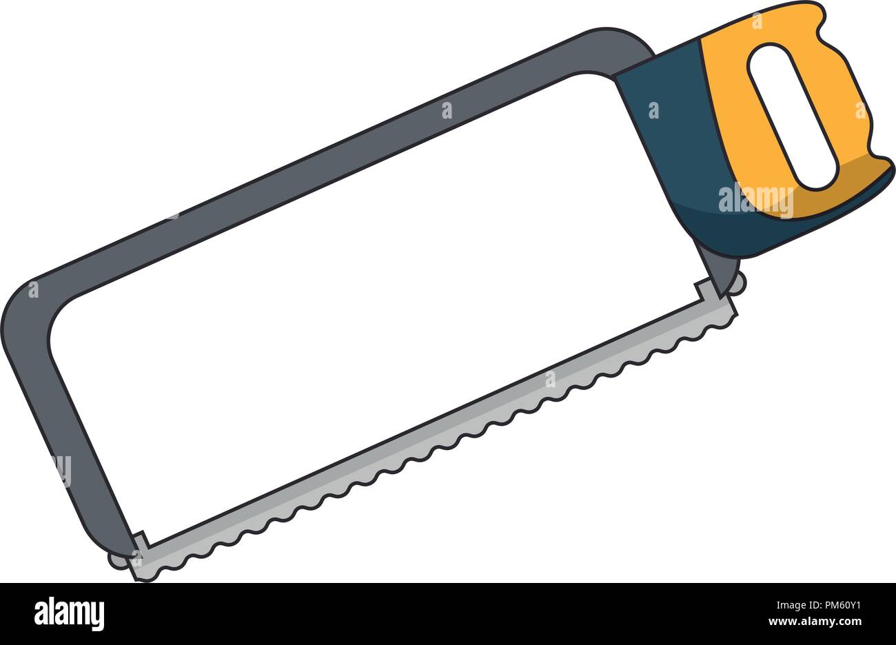 Hacksaw construction tool Stock Vector Image & Art - Alamy