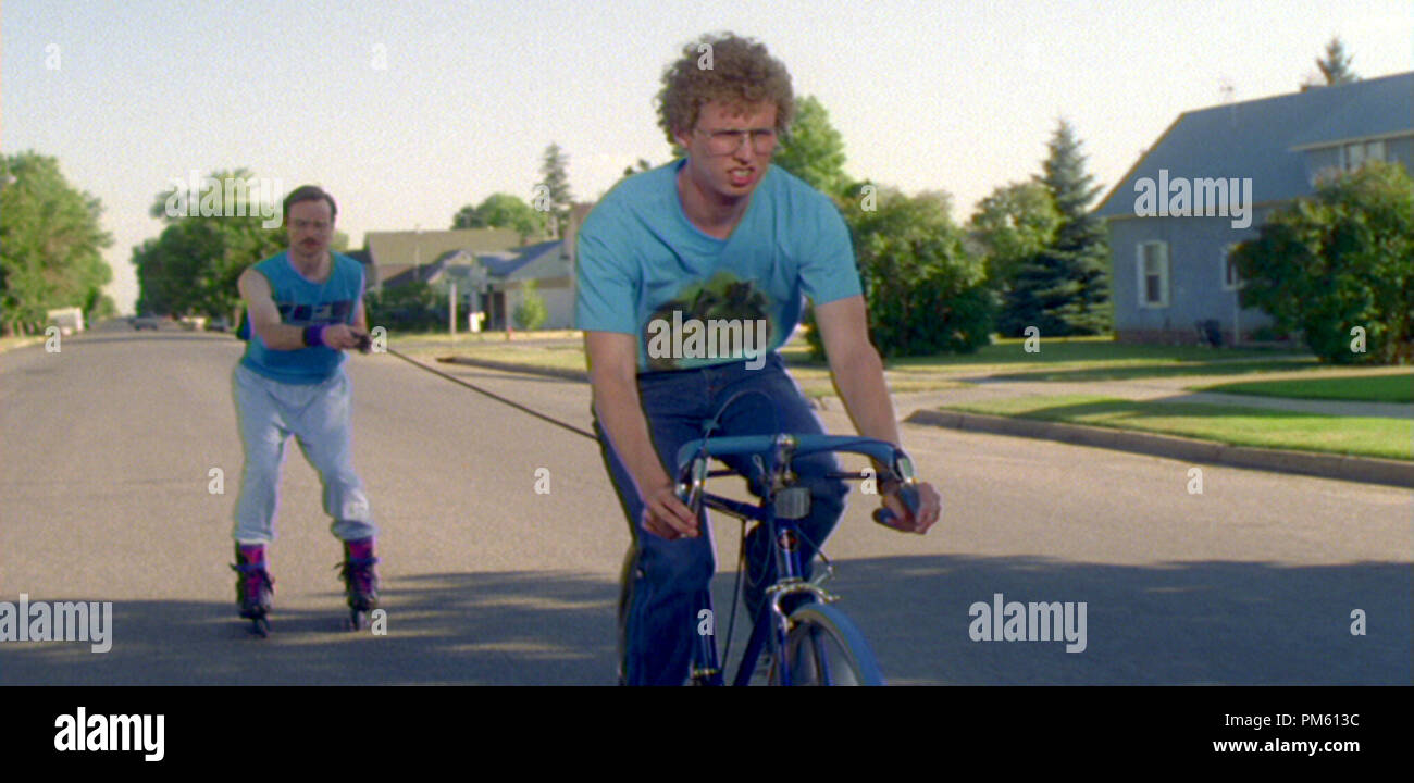 Film Still from "Napoleon Dynamite" Aaron Ruell, Jon Heder Stock Photo ...