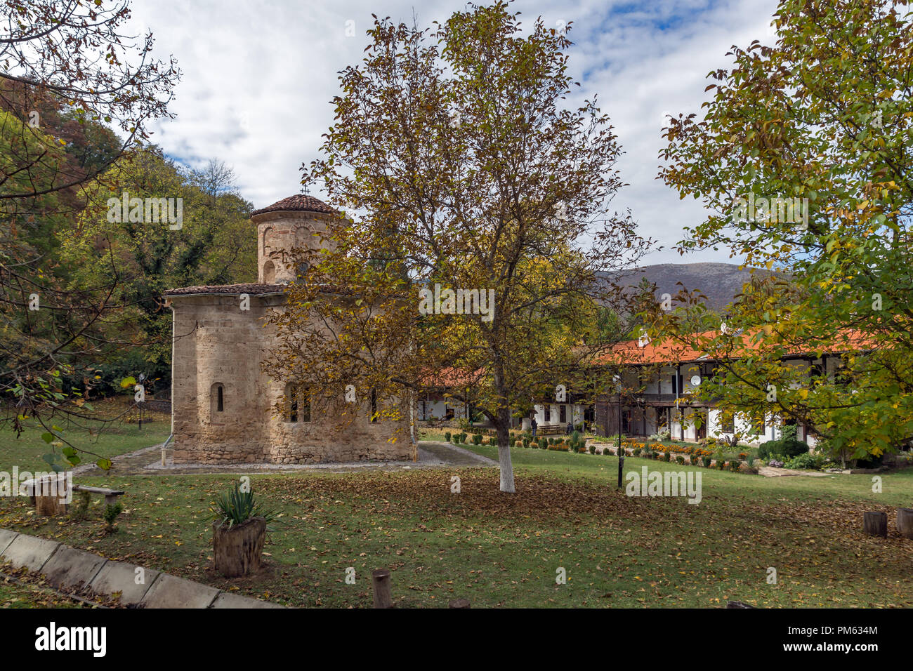 Panorama zemen monastery st john the theologian hi-res stock ...