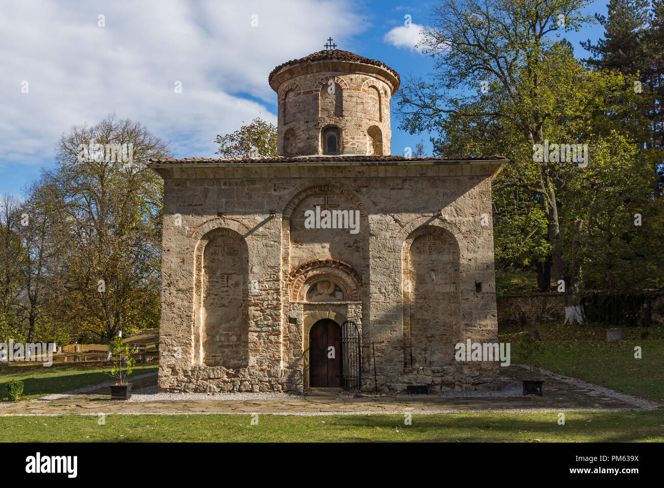 Panorama zemen monastery st john the theologian hi-res stock ...