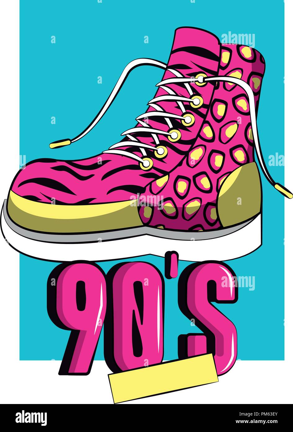 Triangle 90s retro cartoon Stock Vector Image & Art - Alamy