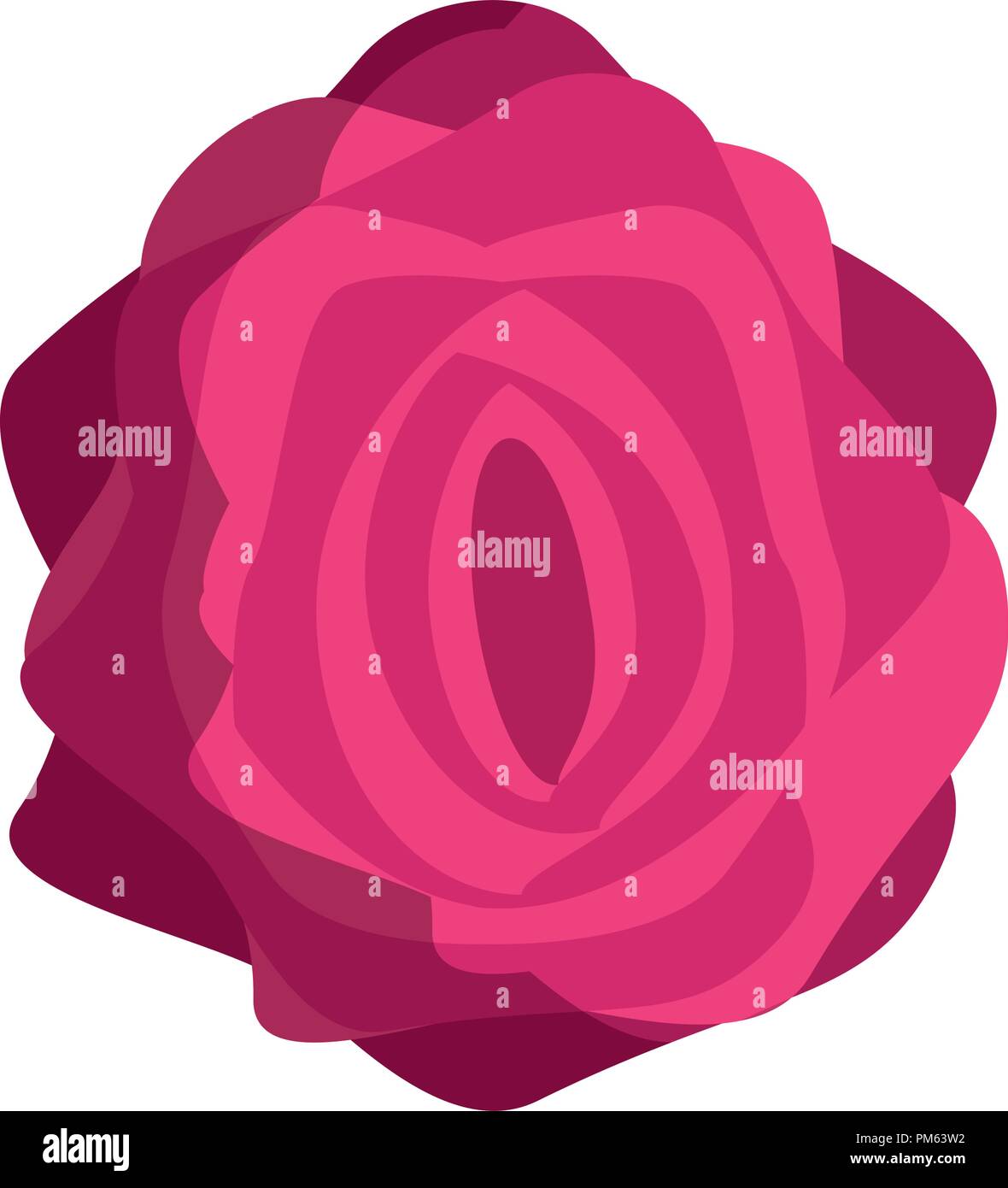 Flower round symbol Stock Vector Image & Art - Alamy