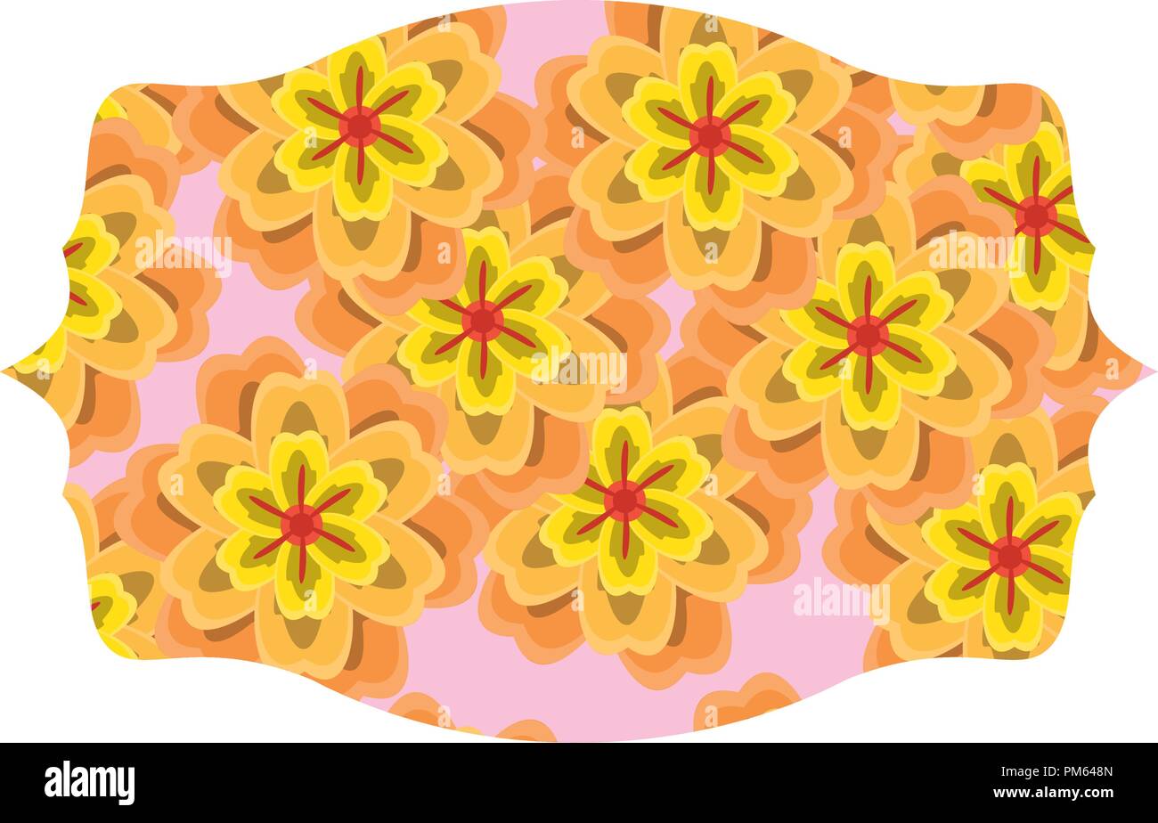Floral label frame Stock Vector Image & Art - Alamy