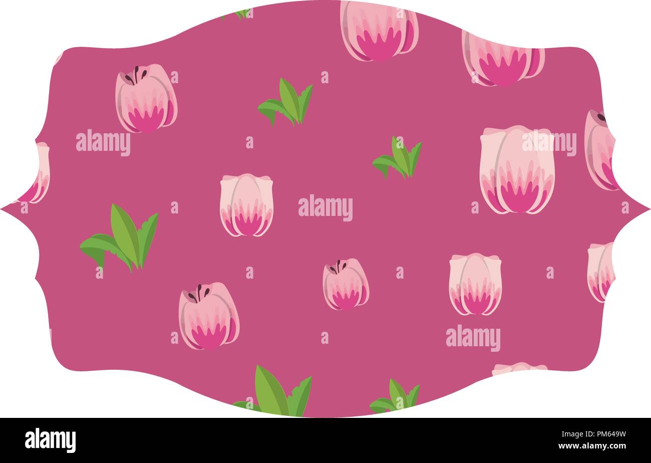 Floral label frame Stock Vector Image & Art - Alamy