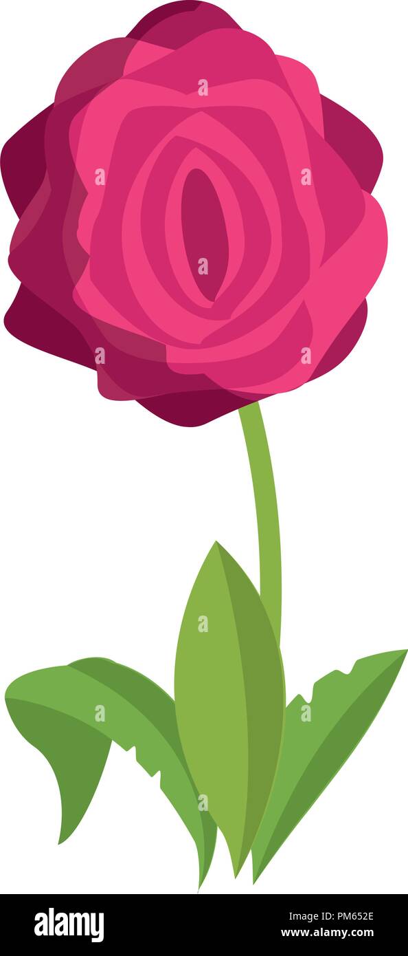 Flower round symbol Stock Vector Image & Art - Alamy
