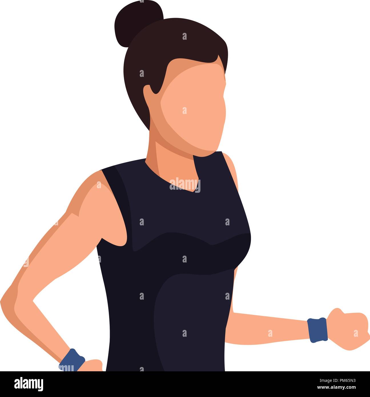 Woman construction icon vector profile Stock Vector Images - Alamy