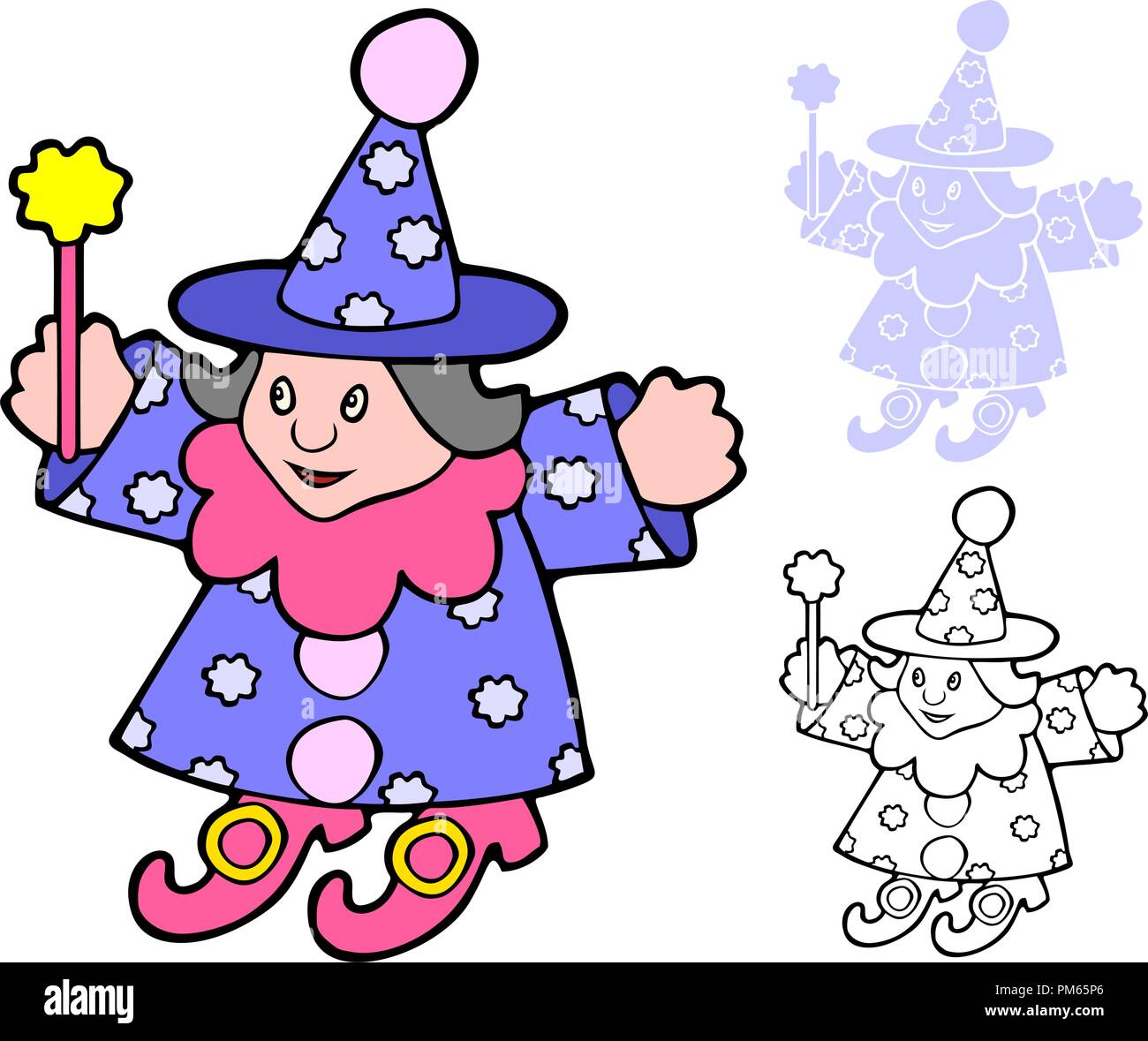 Little clown Stock Vector Images - Alamy