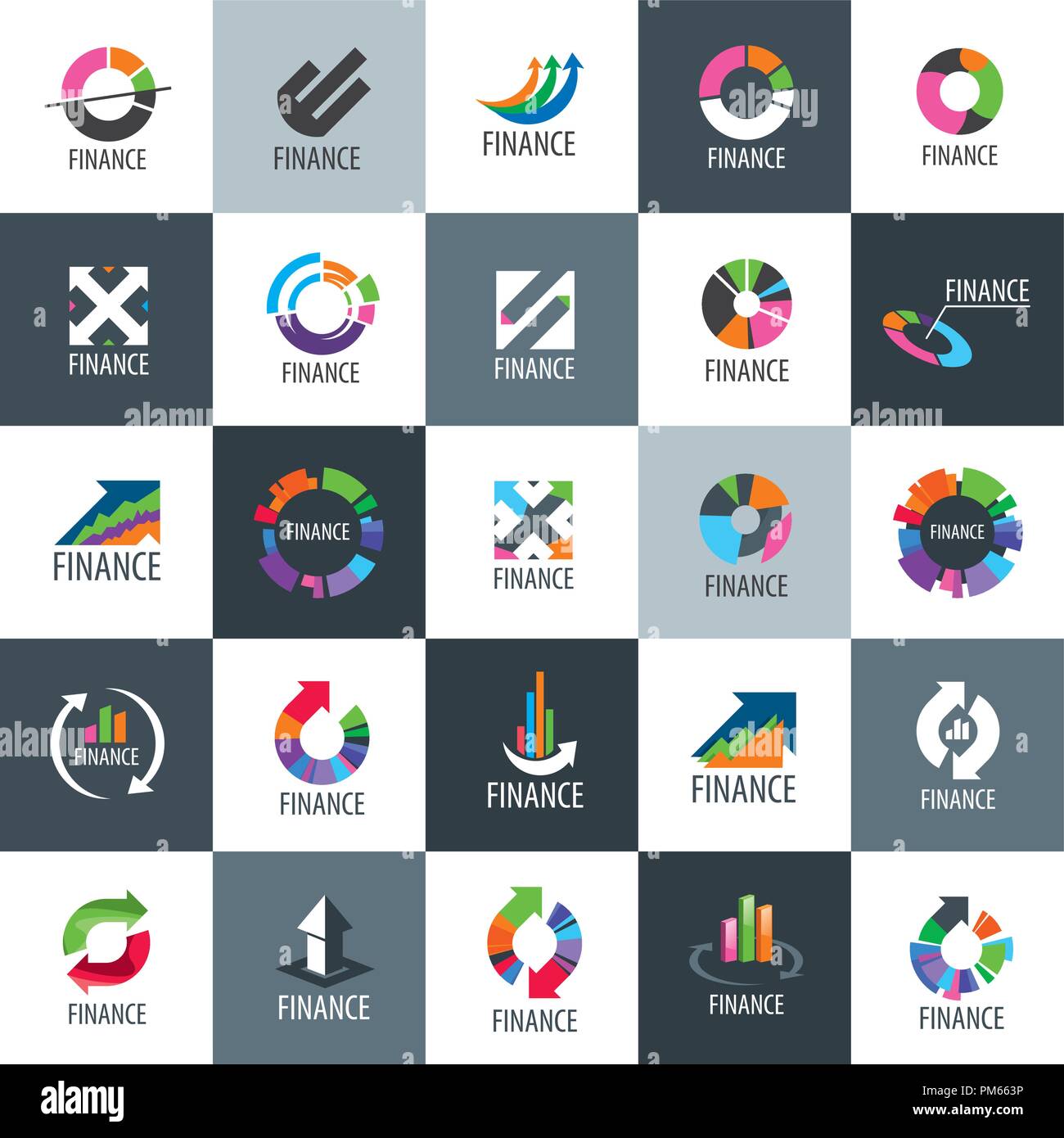 Vector logo Finance Stock Vector Image & Art - Alamy