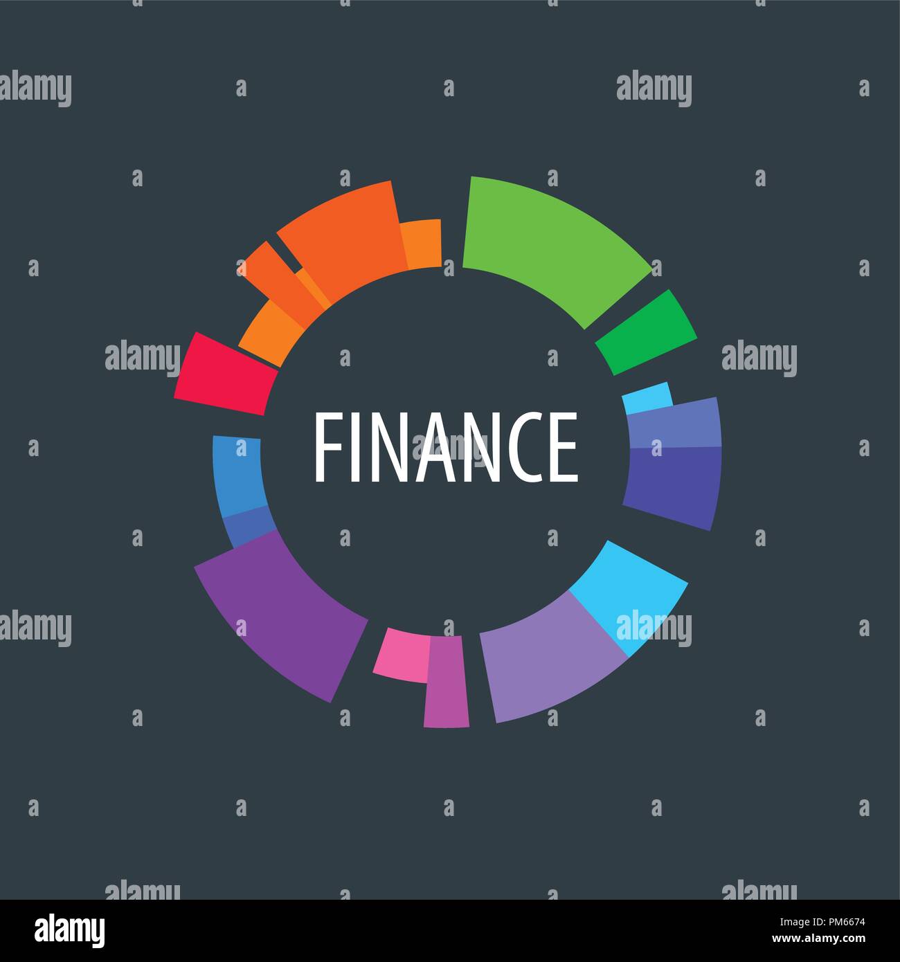 Vector logo Finance Stock Vector Image & Art - Alamy