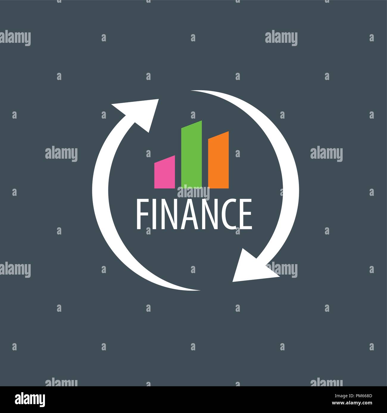Vector logo Finance Stock Vector Image & Art - Alamy