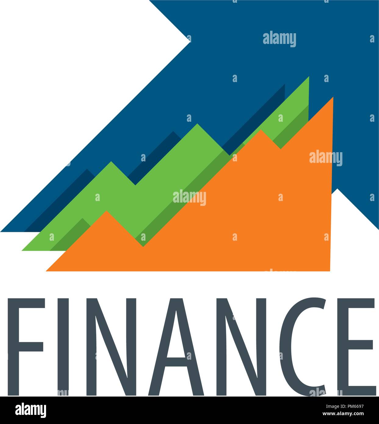 Vector logo Finance Stock Vector Image & Art - Alamy