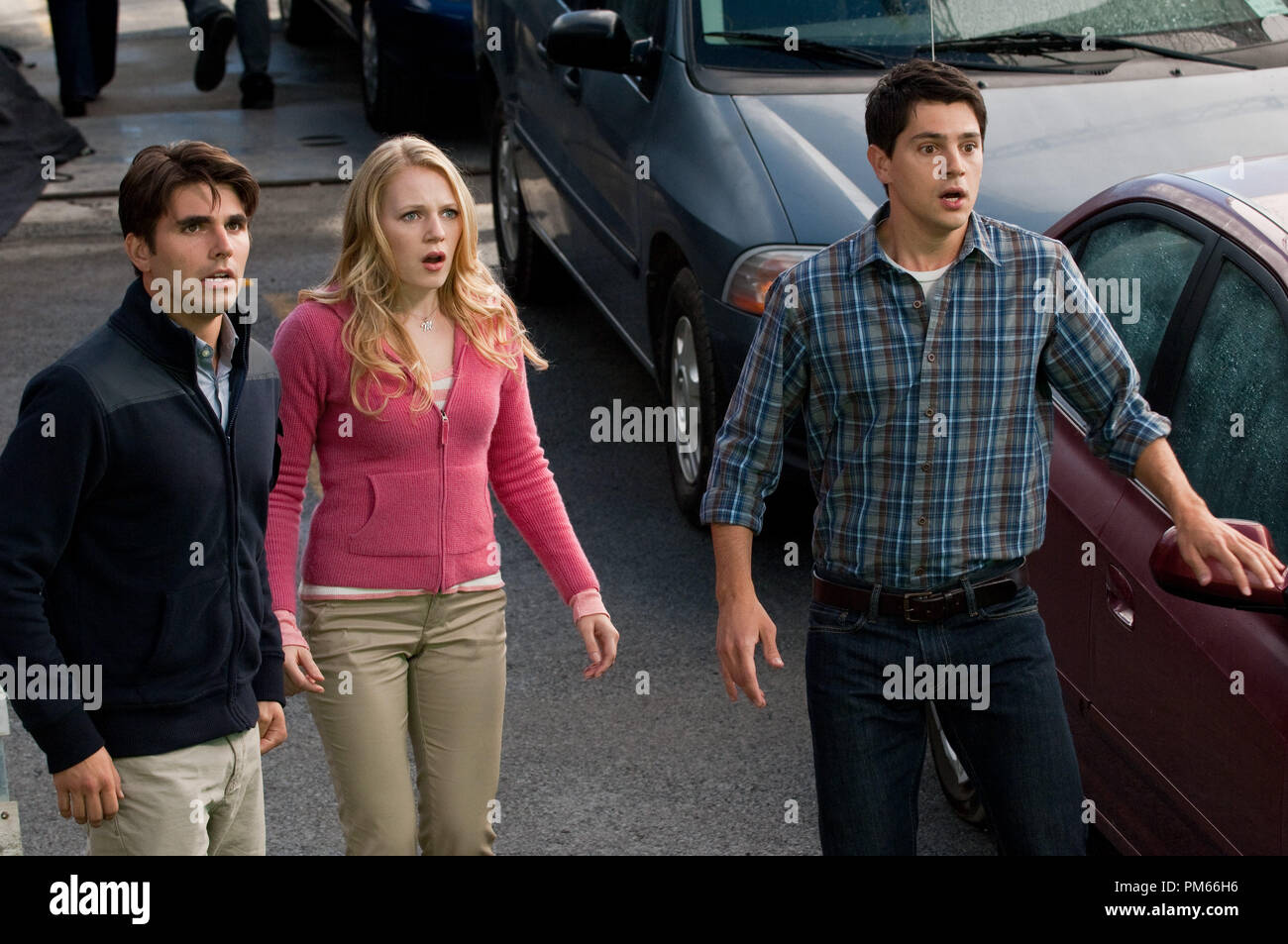 (L-r) MILES FISHER as Peter, EMMA BELL as Molly and NICHOLAS DÕAGOSTO ...