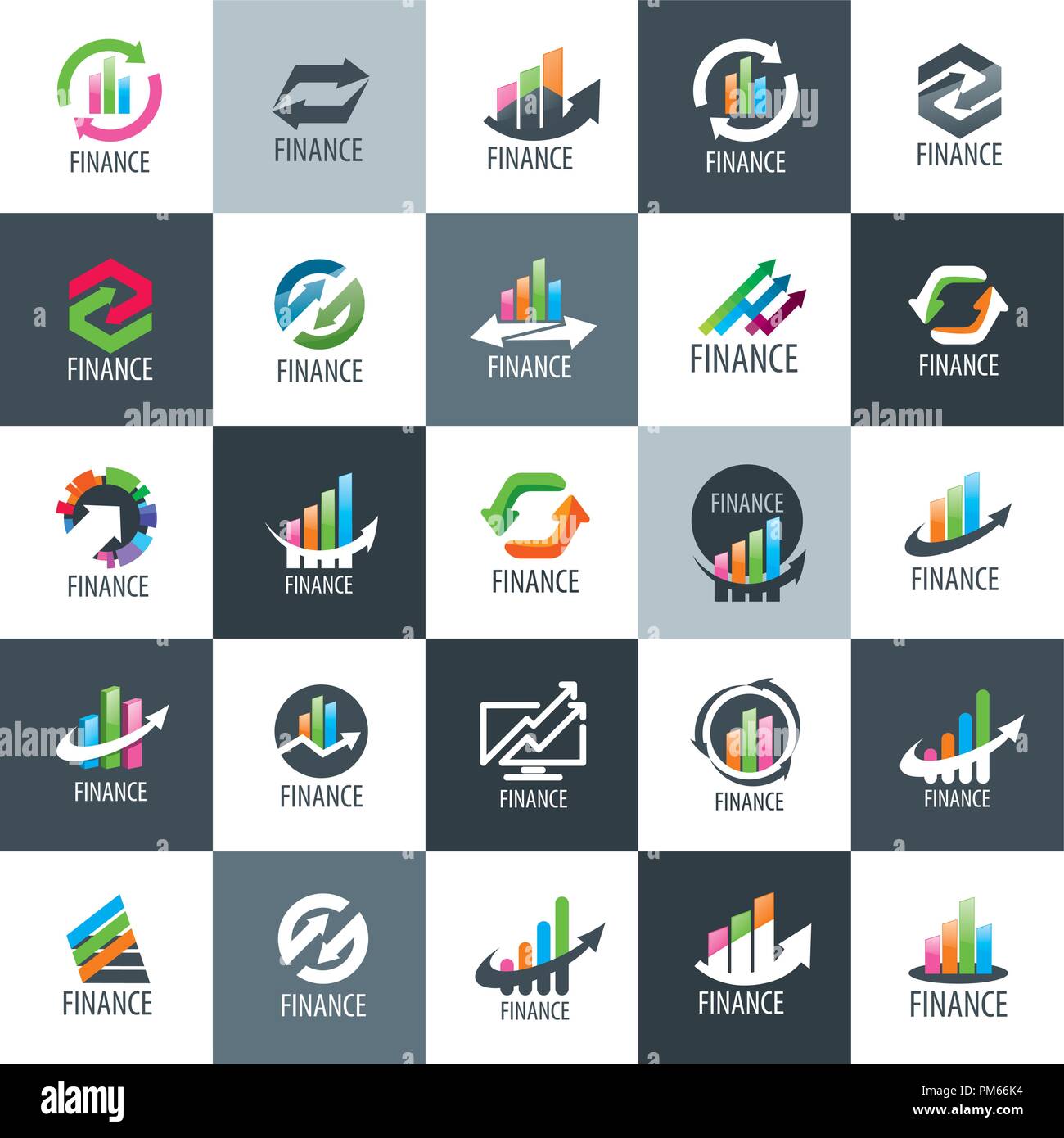 Vector logo Finance Stock Vector Image & Art - Alamy