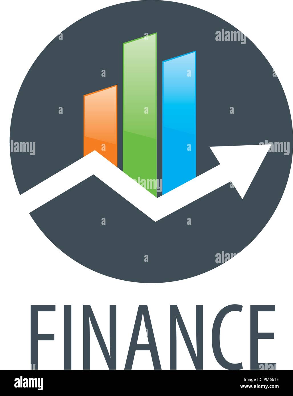 Vector logo Finance Stock Vector Image & Art - Alamy