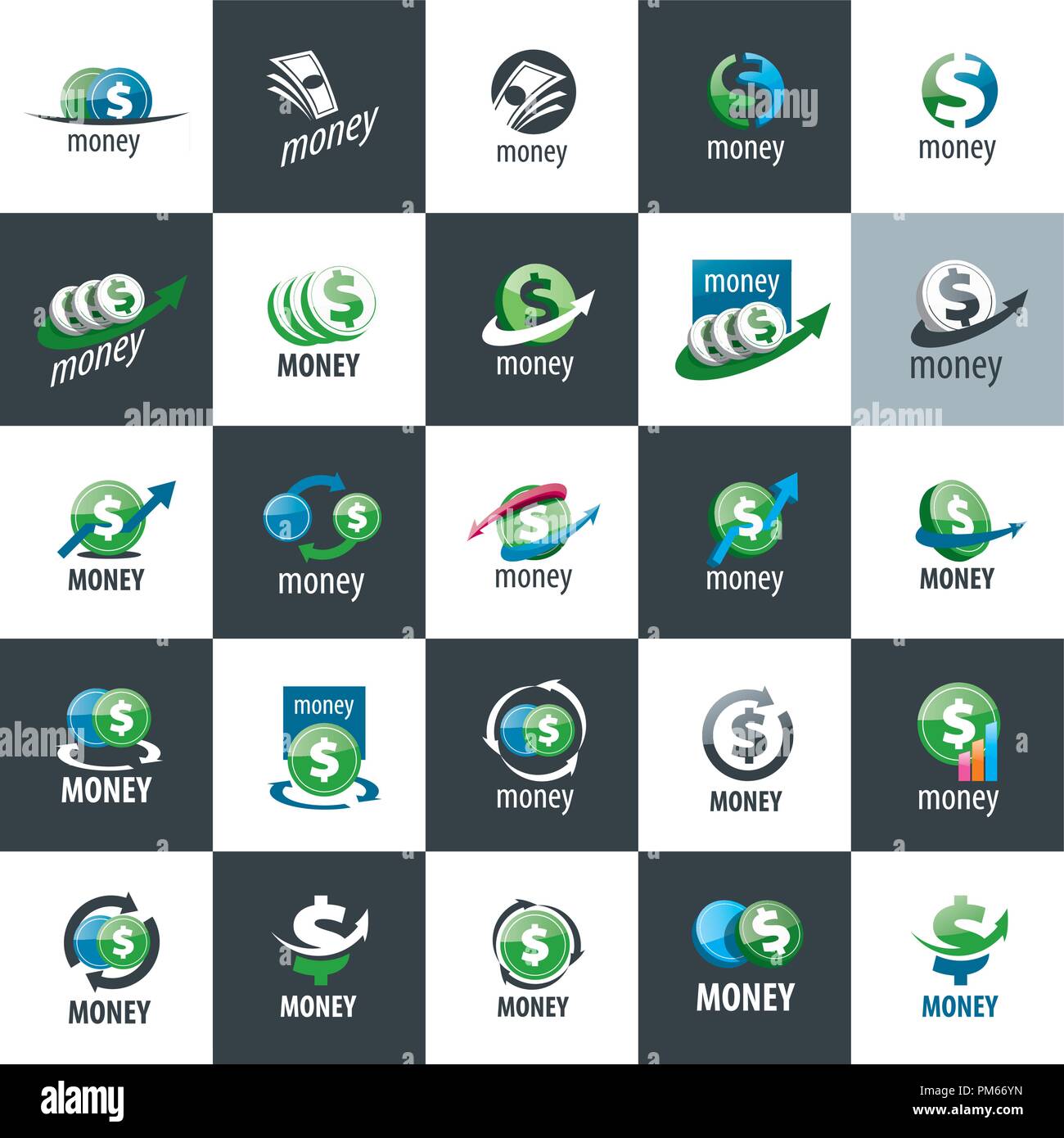 vector logo money Stock Vector Image & Art - Alamy