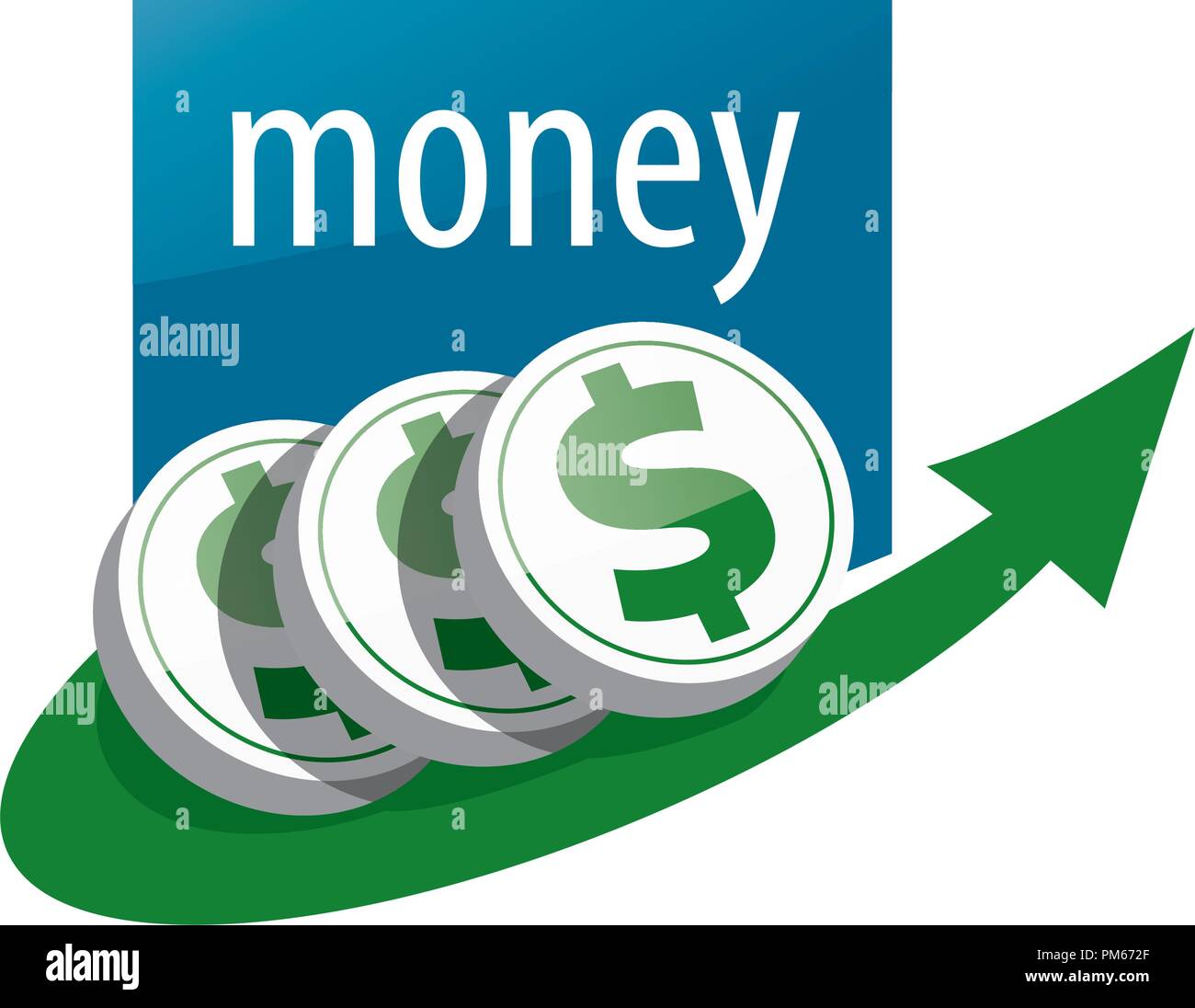 Money logo Stock Vector Images - Alamy