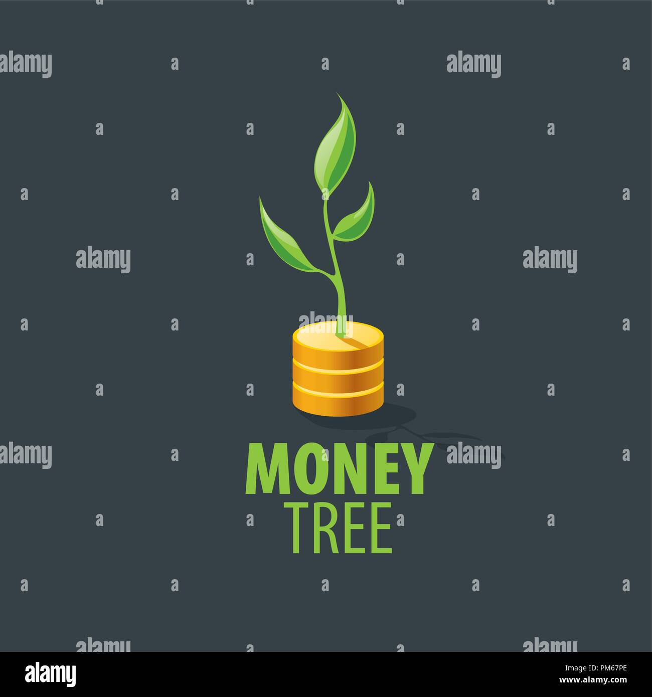 logo money tree Stock Vector Image & Art - Alamy