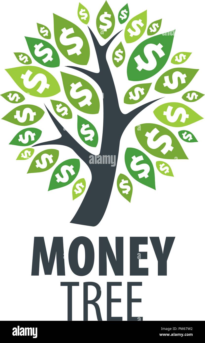 logo money tree Stock Vector Image & Art - Alamy