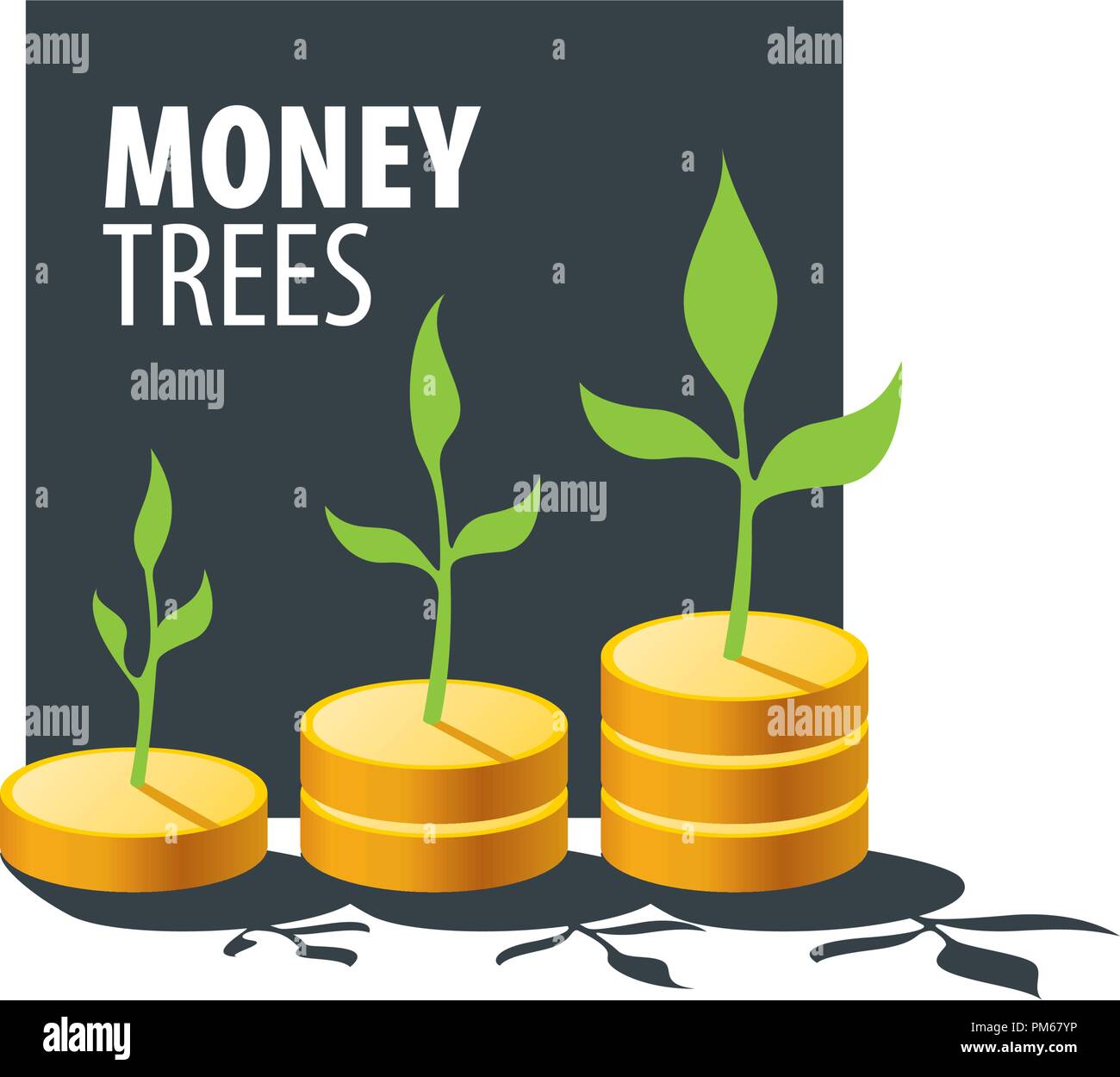 logo money tree Stock Vector Image & Art - Alamy