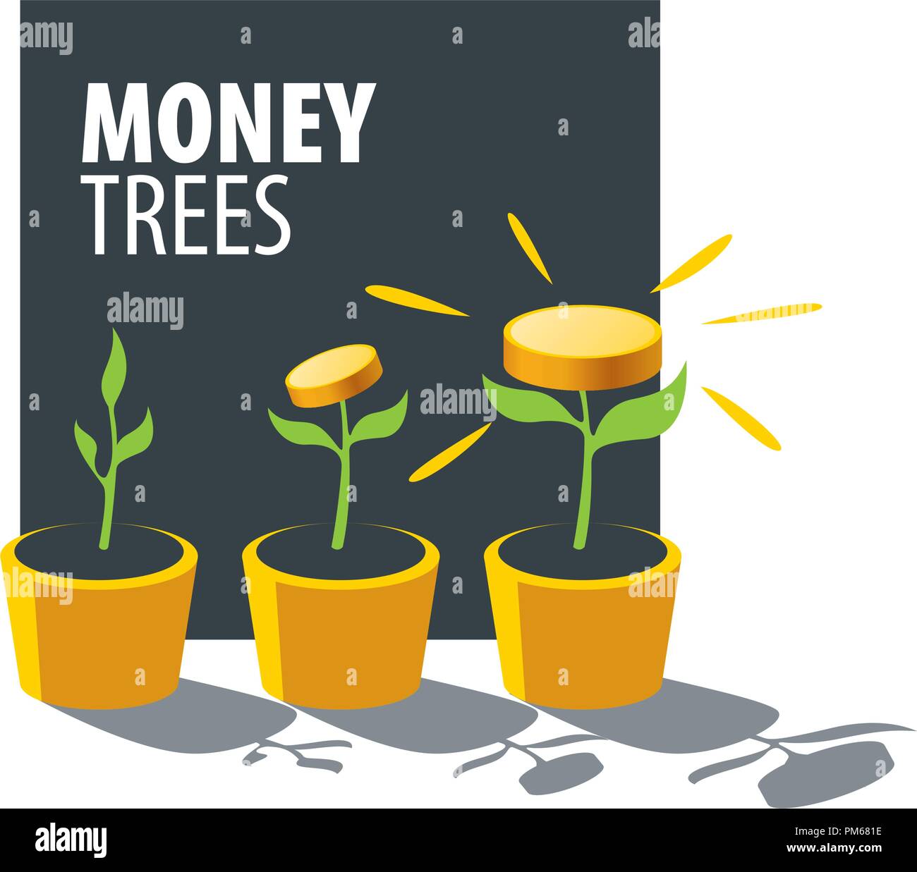 logo money tree Stock Vector Image & Art - Alamy