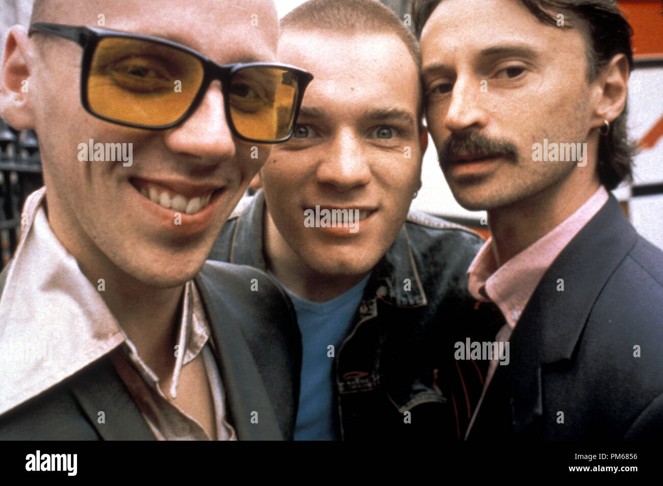 Film Still from "Trainspotting" Ewen Bremner, Ewan McGregor, Roberty Carlyle 1996 © 1996 Miramax ...