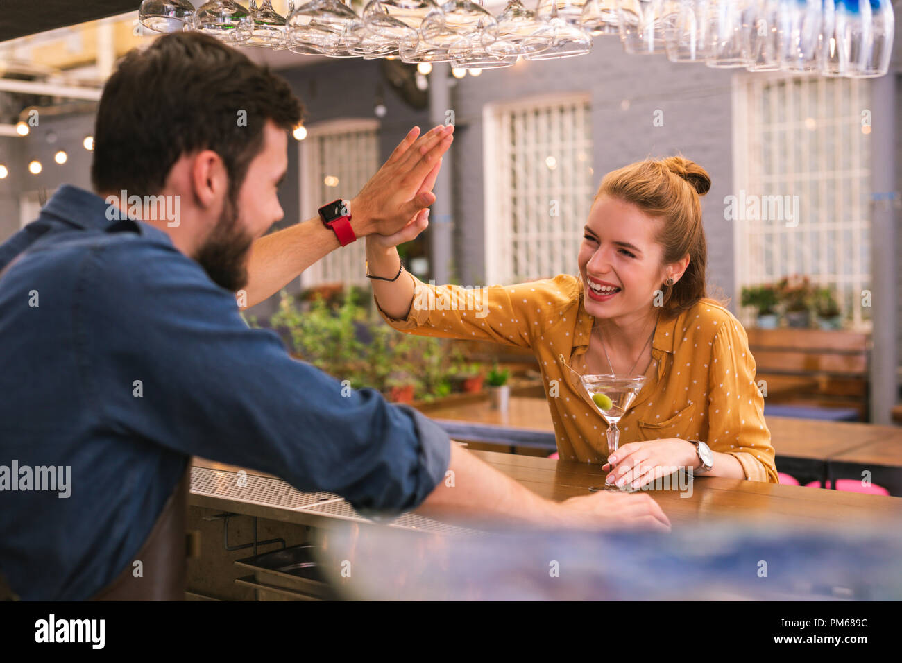 Giving five hi-res stock photography and images - Alamy