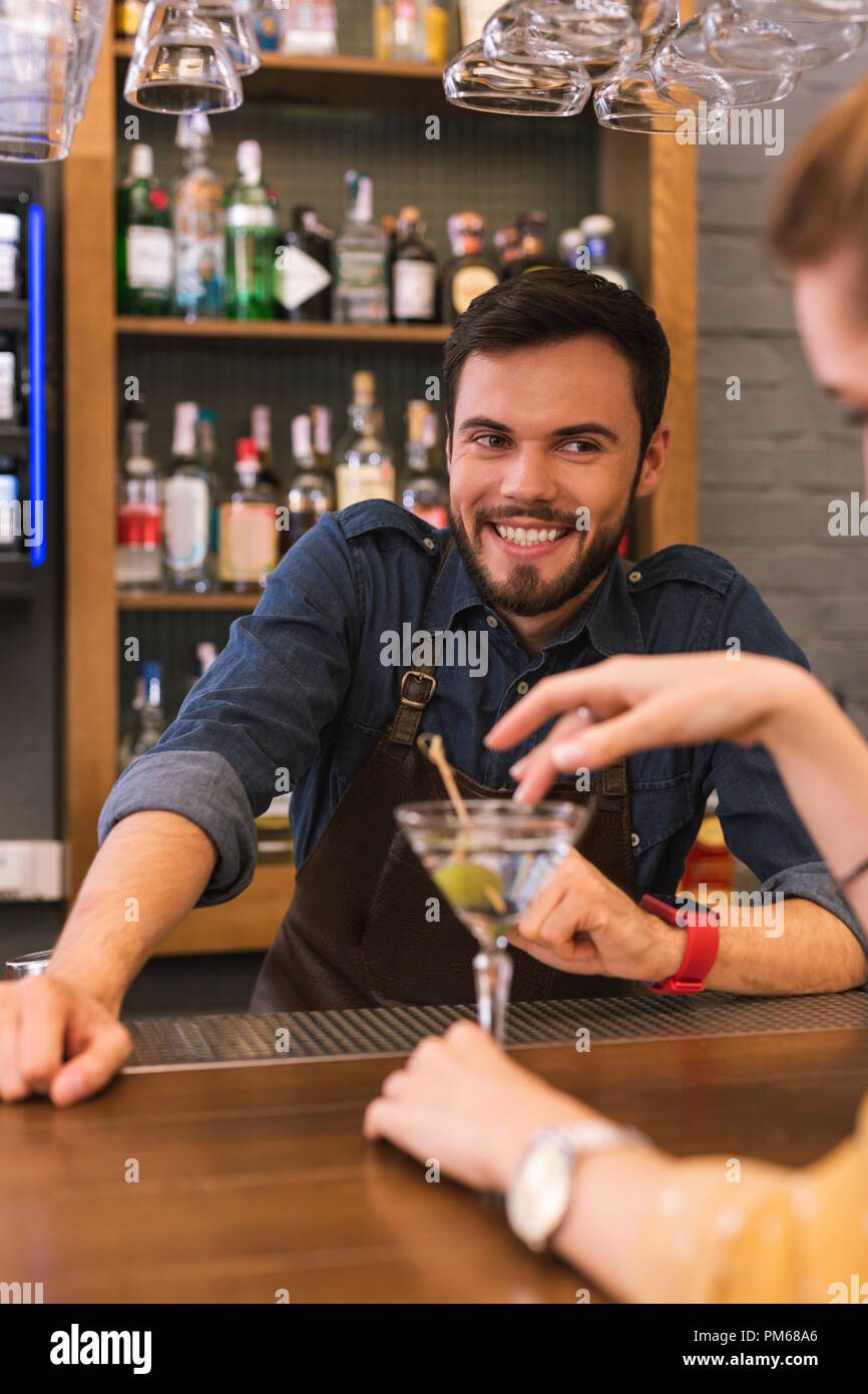 Handsome barman hi-res stock photography and images - Alamy