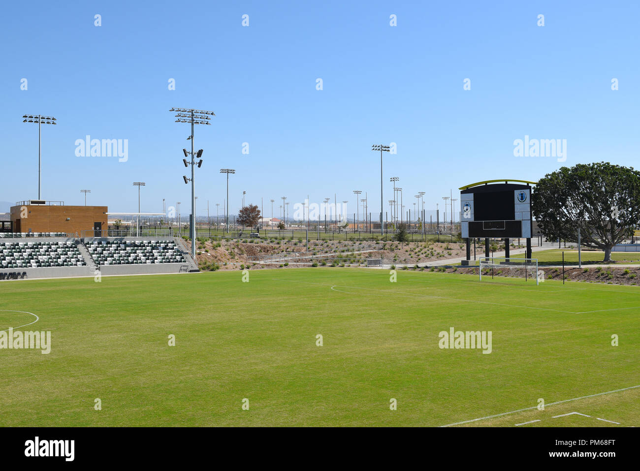 IRVINE, CALIFORNIA, OCTOBER 8, 2017: The Championship Soccer Stadium in ...