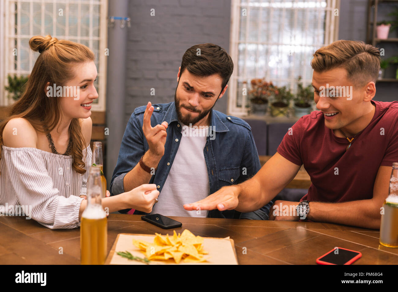 Playing with scissors hi-res stock photography and images - Alamy