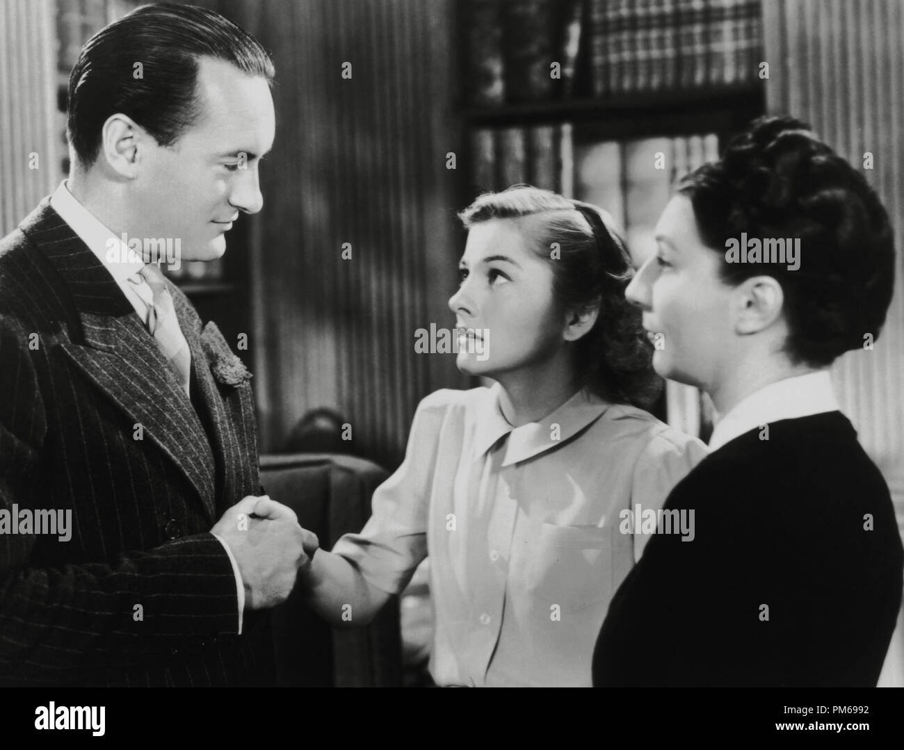 George Sanders and Joan Fontaine and Judith Anderson, "Rebecca" 1940 ...