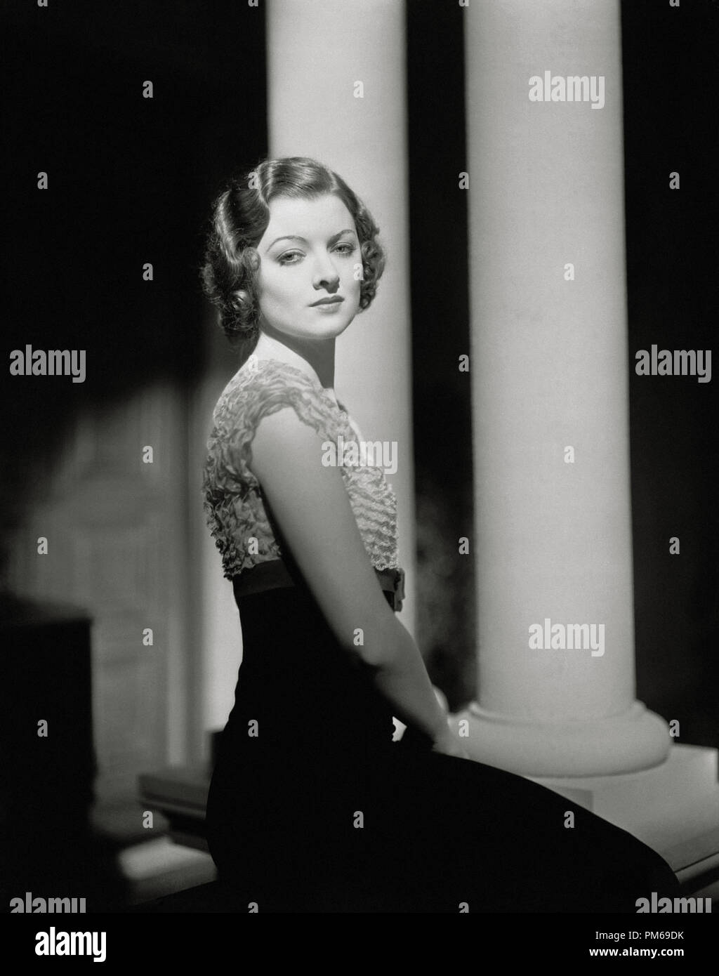Myrna Loy, circa 1933. File Reference # 31316 272THA Stock Photo - Alamy