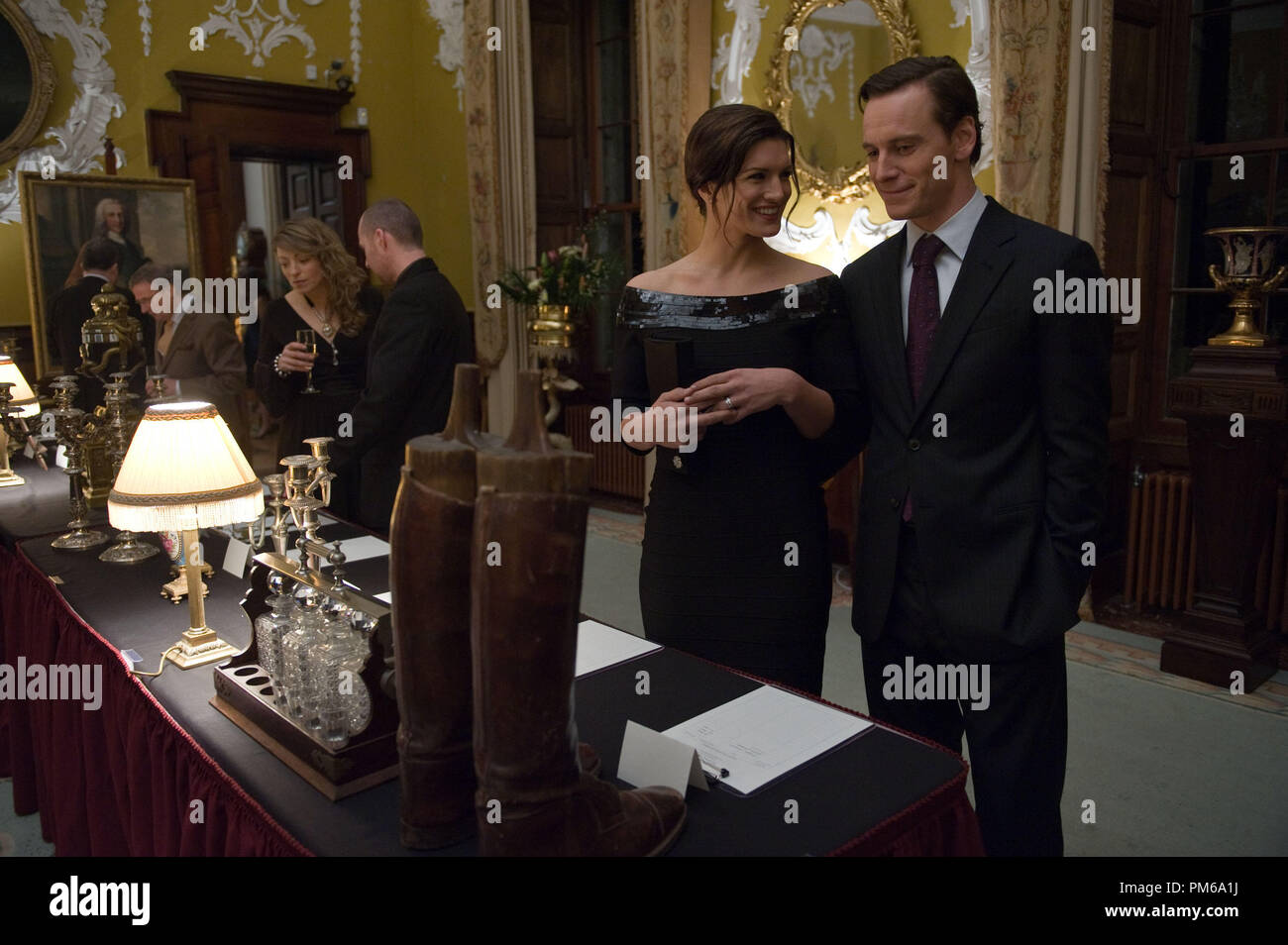 (Left to right.) Gina Carano and Michael Fassbender and star in ...