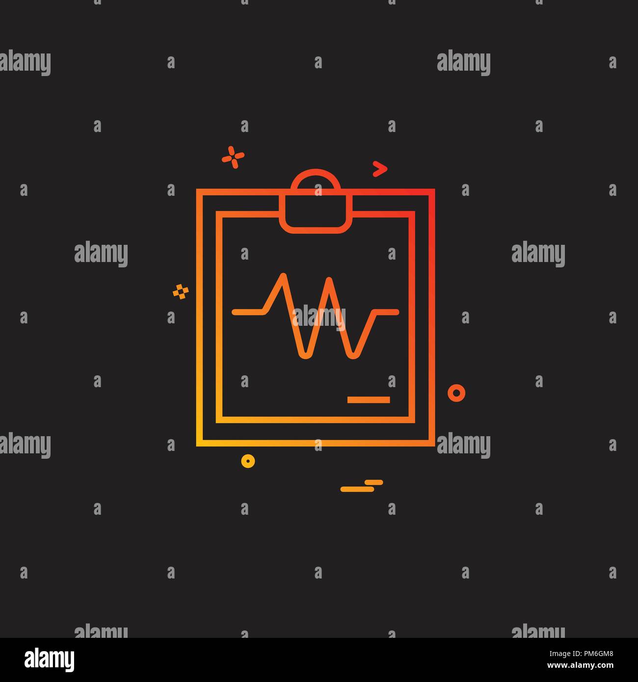 Oscilloscope heart Stock Vector Images - Alamy
