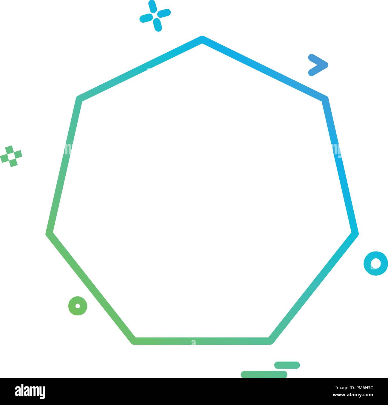 Pentagon icon design vector Stock Vector Image & Art - Alamy