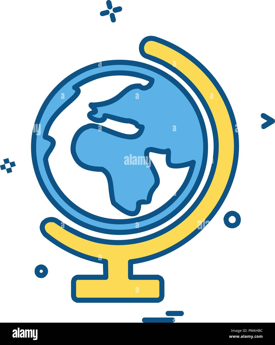 World globe icon design vector Stock Vector Image & Art - Alamy