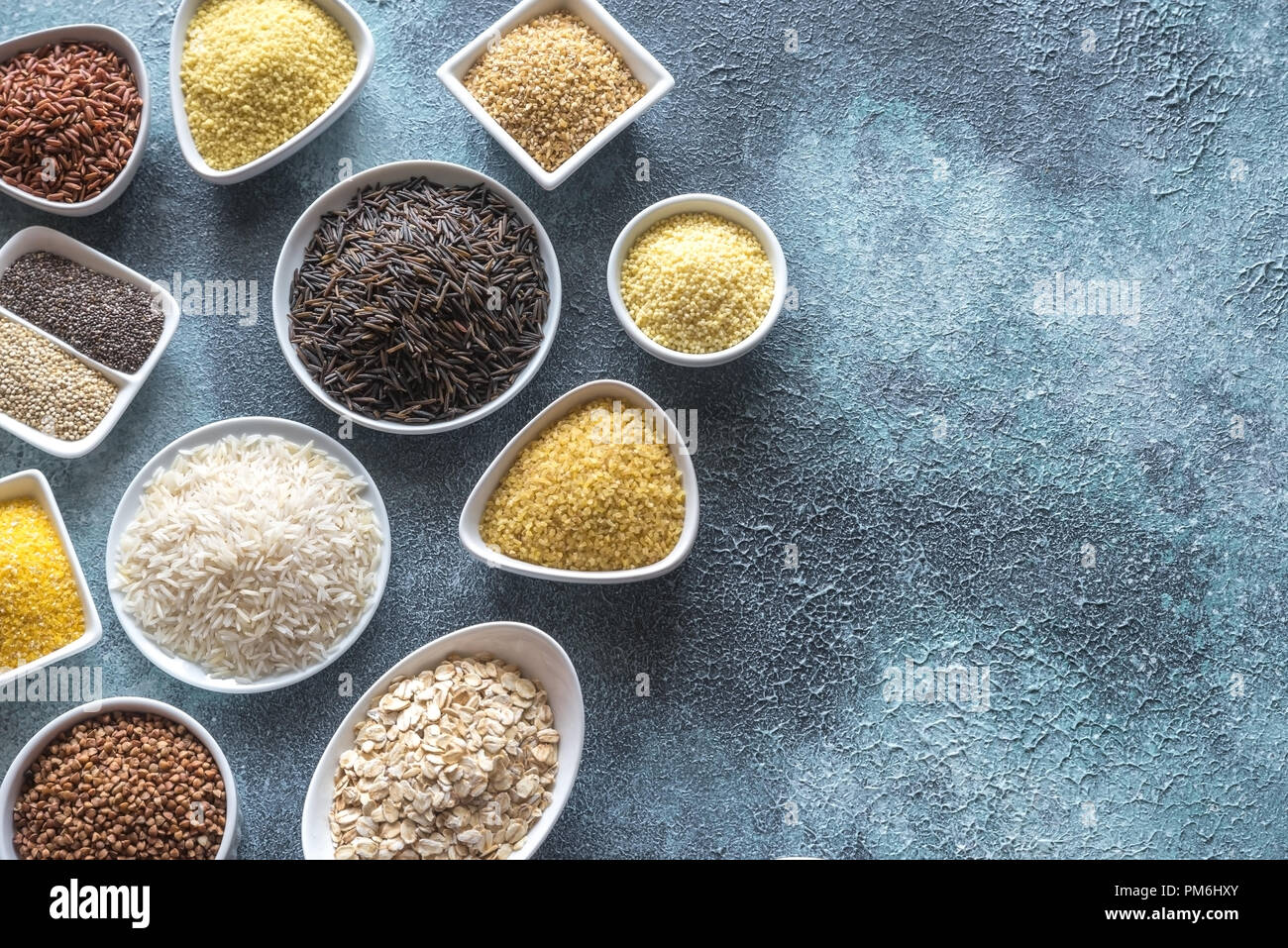 Couscous grains background top hi-res stock photography and images - Alamy