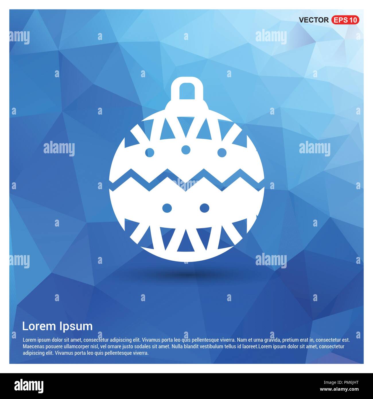 Christmas Ball Icon Stock Vector Image & Art - Alamy