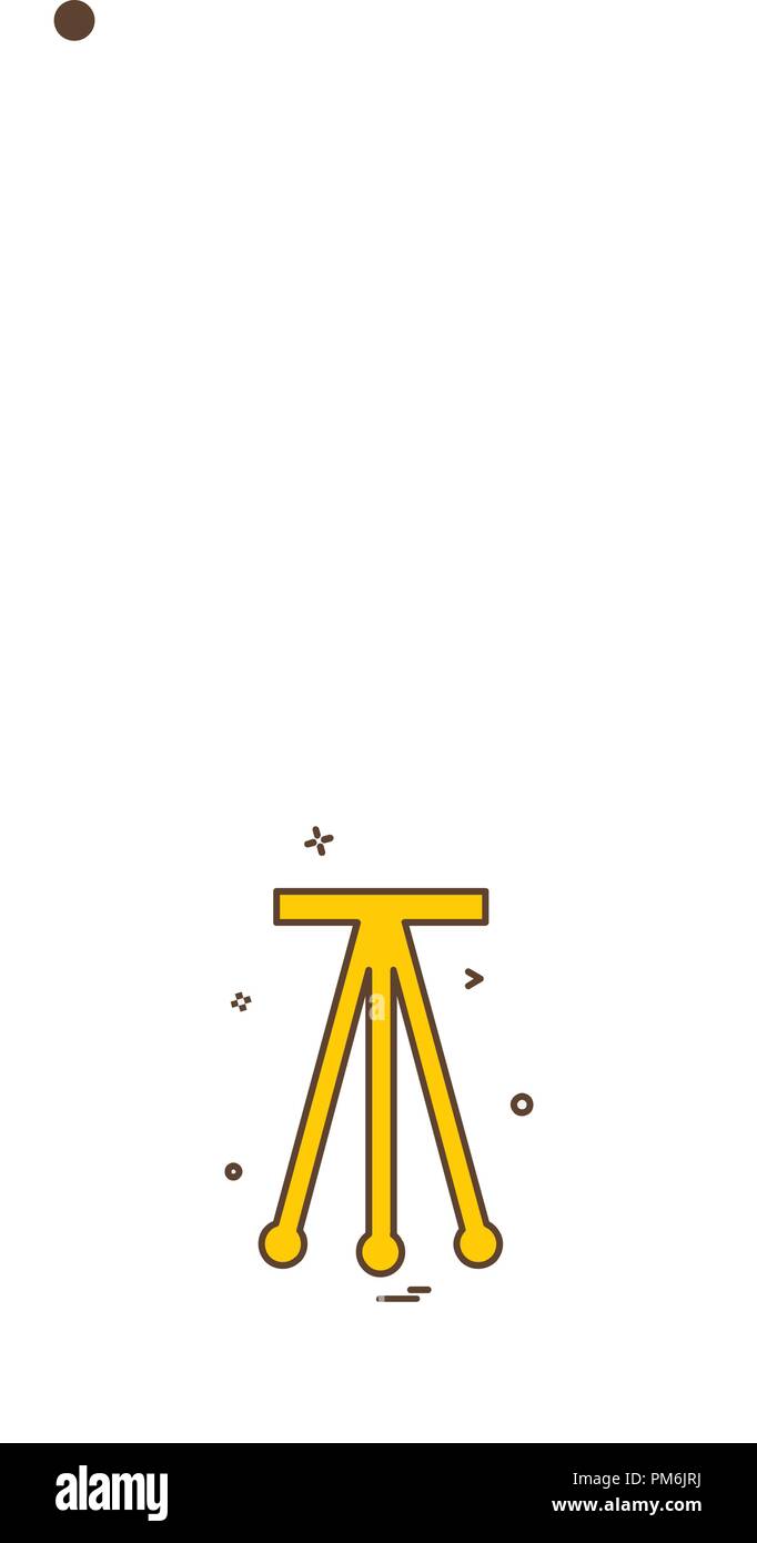 Tripod icon design vector Stock Vector Image & Art - Alamy