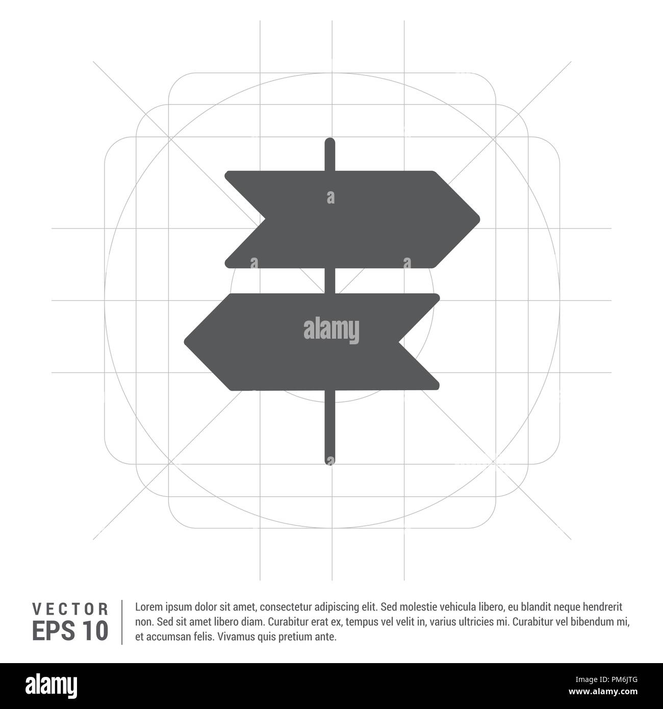 Direction signboard icon Stock Vector Image & Art - Alamy