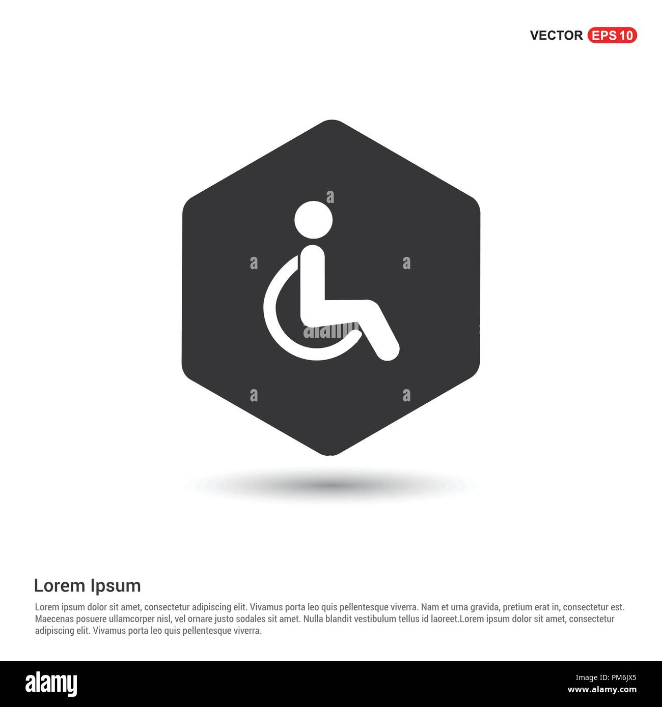 Disabled person icon Stock Vector Image & Art - Alamy