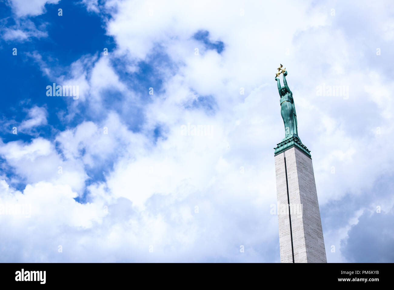 Riga Latvia Milda Statue High Resolution Stock Photography and Images ...