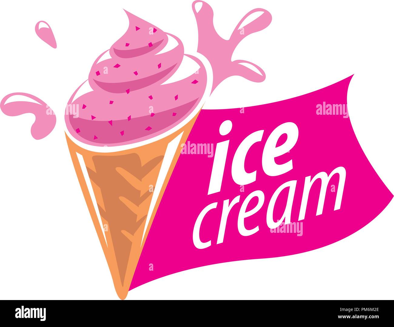 Logo Ice Cream Stock Vector Image And Art Alamy