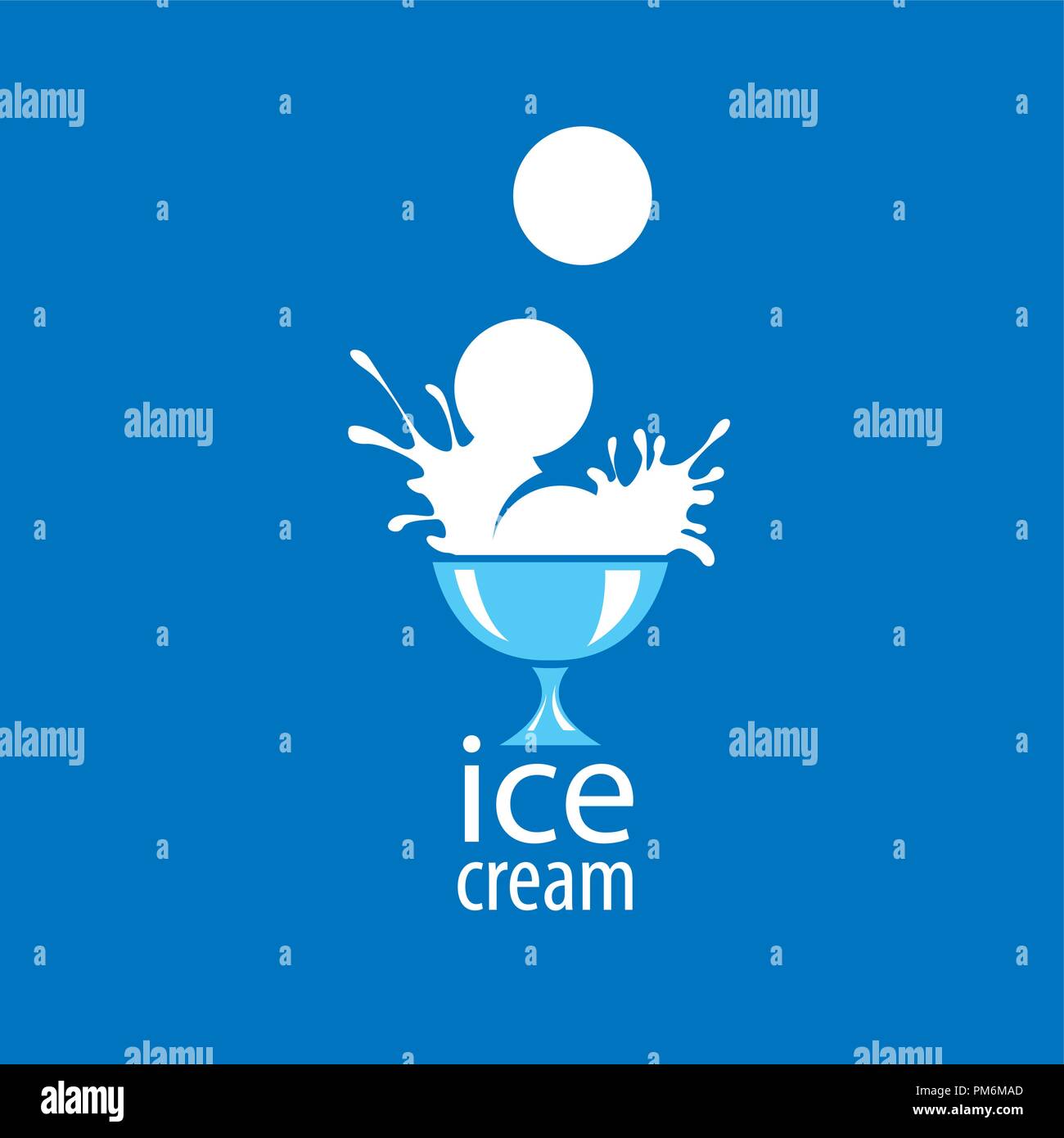 logo ice cream Stock Vector Image & Art - Alamy