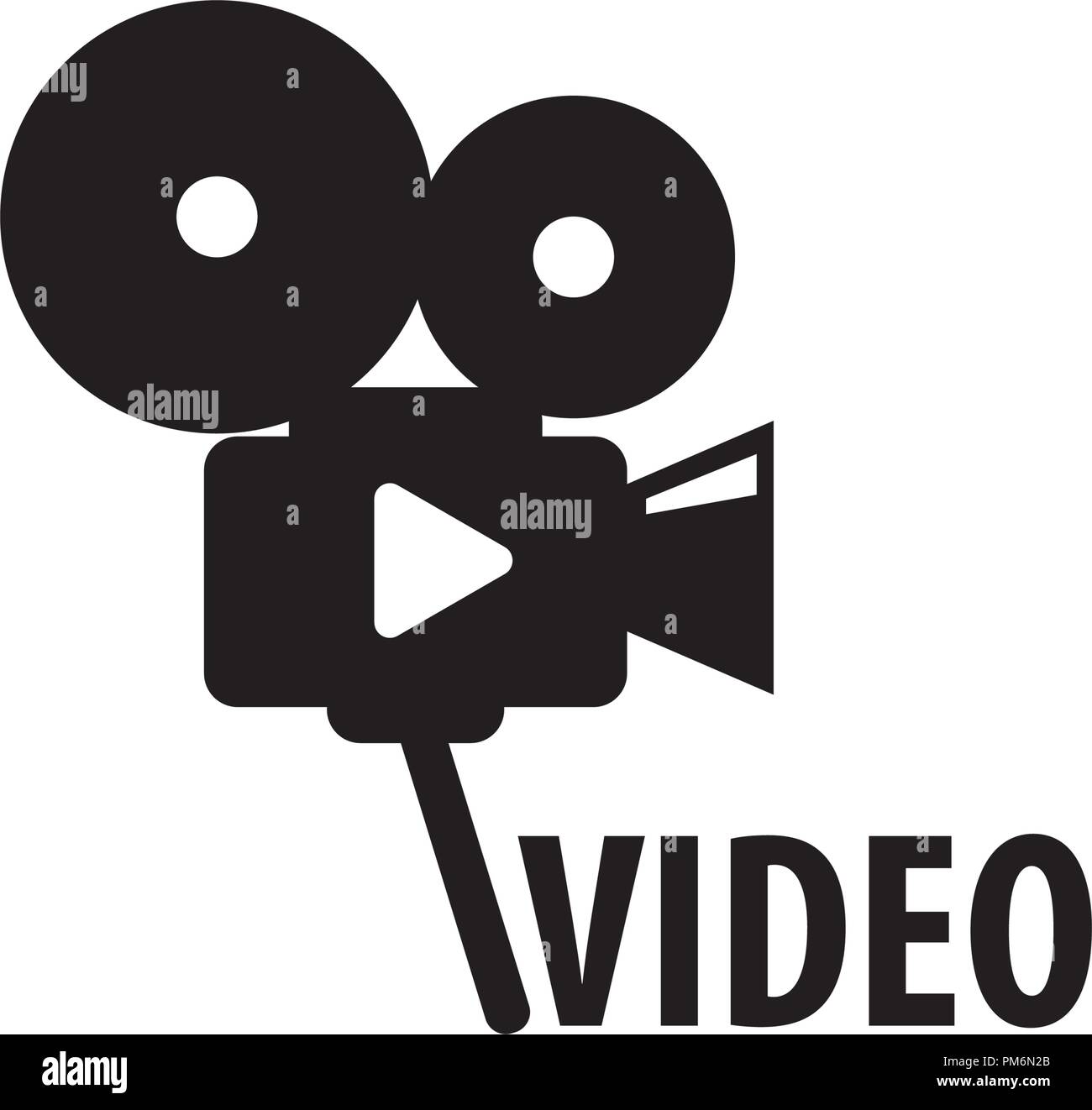 Camcorder video camera symbol Cut Out Stock Images & Pictures - Alamy