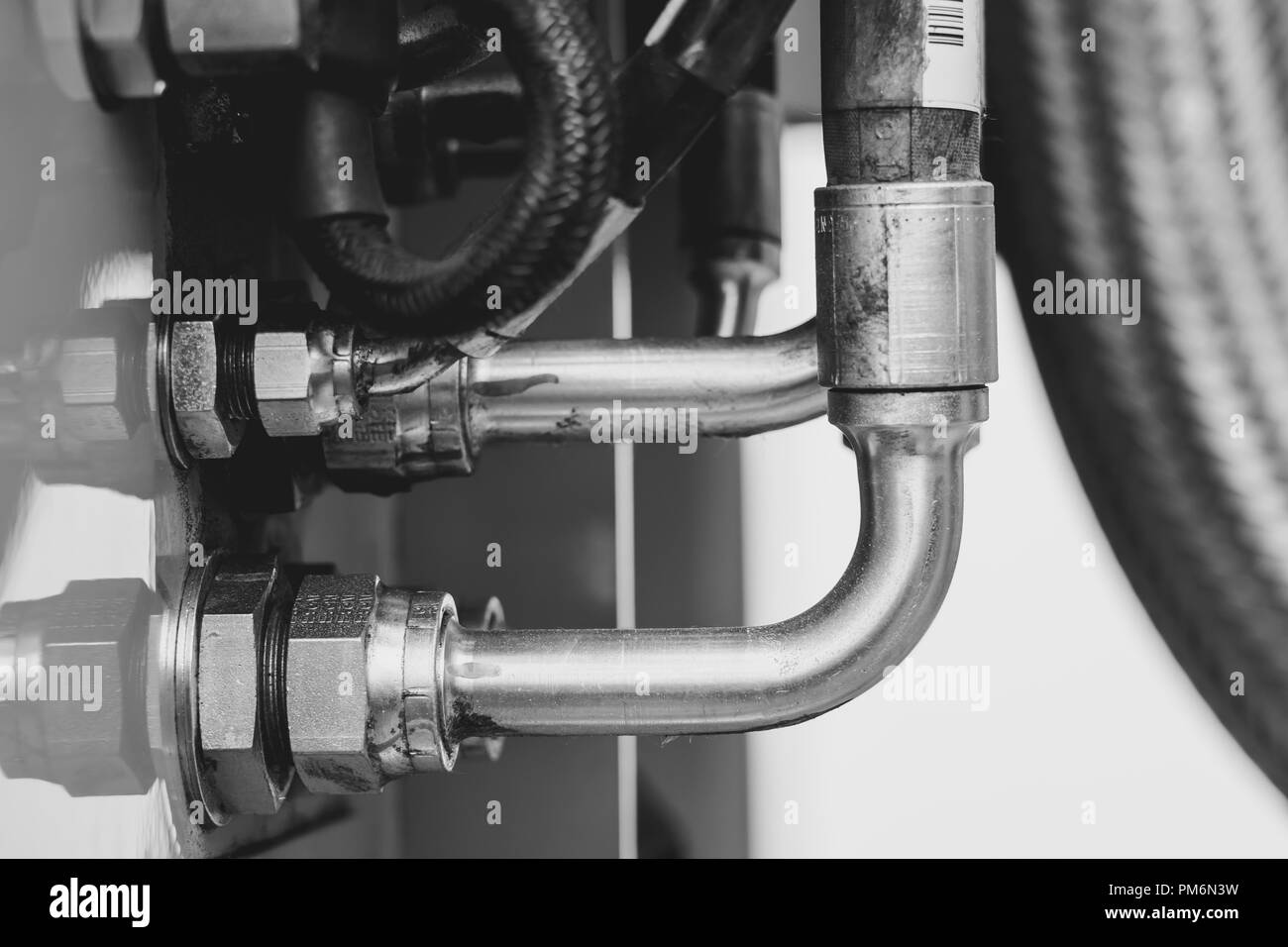 Engine nozzles Black and White Stock Photos & Images - Alamy