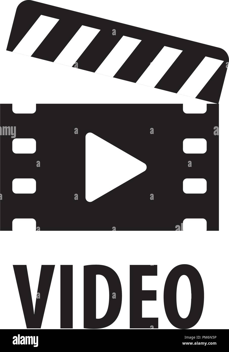 vector logo film Stock Vector Image & Art - Alamy