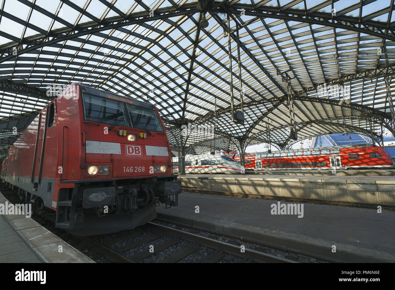 Koln Hauptbahnhof, is the main railway station of the German city of ...